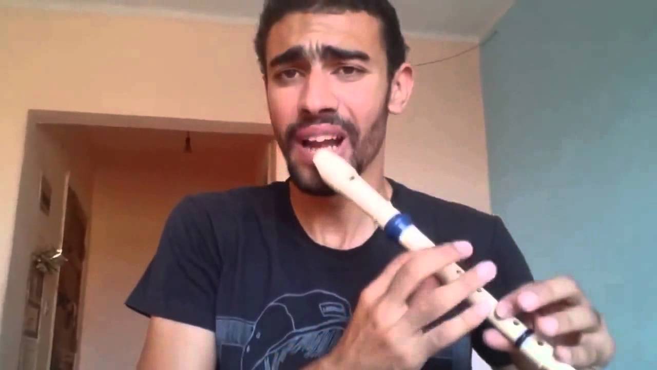 Sick beat box with a flute - YouTube