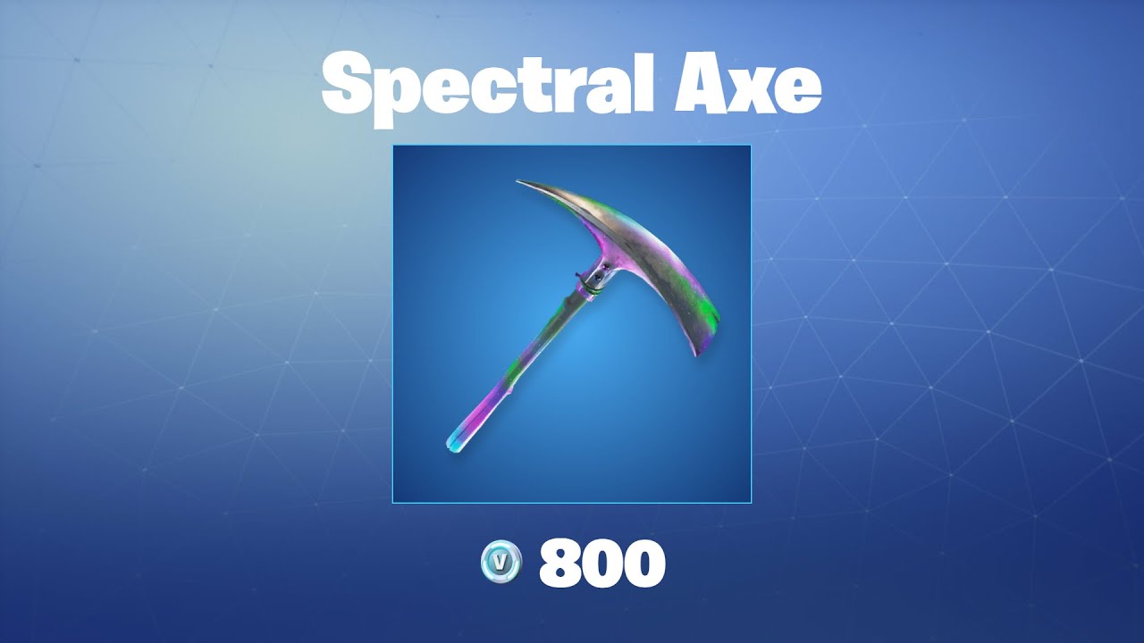 Spectral Axe | Fortnite Pickaxe - YouTube
