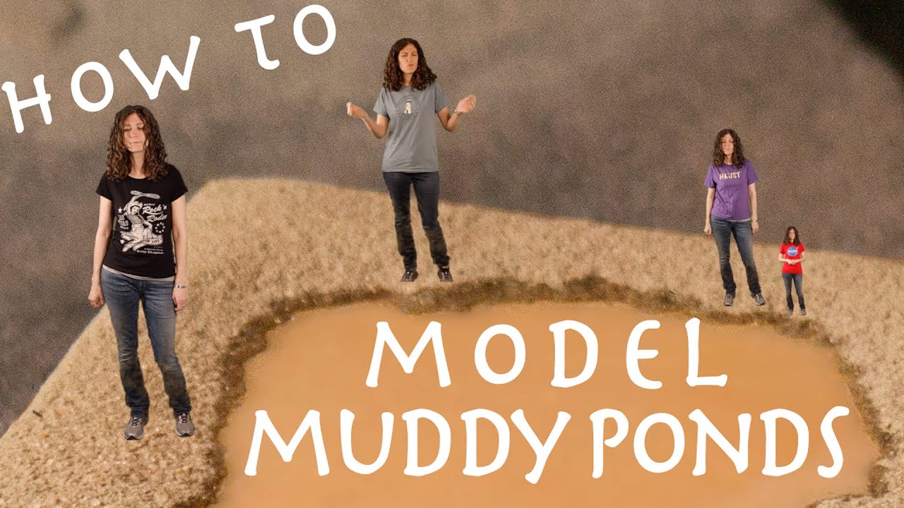 How to model a muddy pond - YouTube