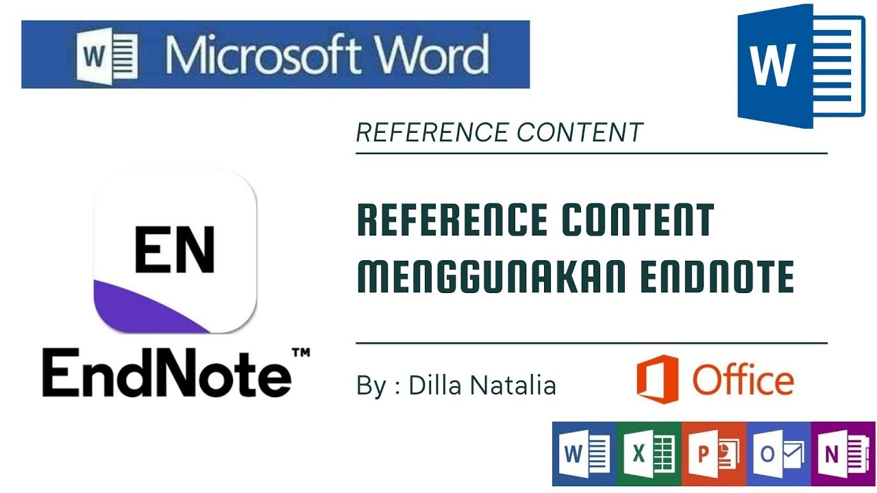 12. Reference Content menggunakan EndNote - YouTube