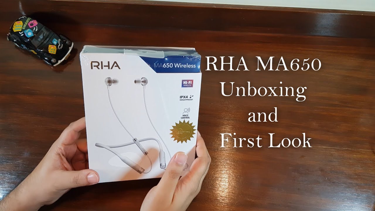 RHA MA650 wireless headphones Unboxing and First Look (white color) - YouTube