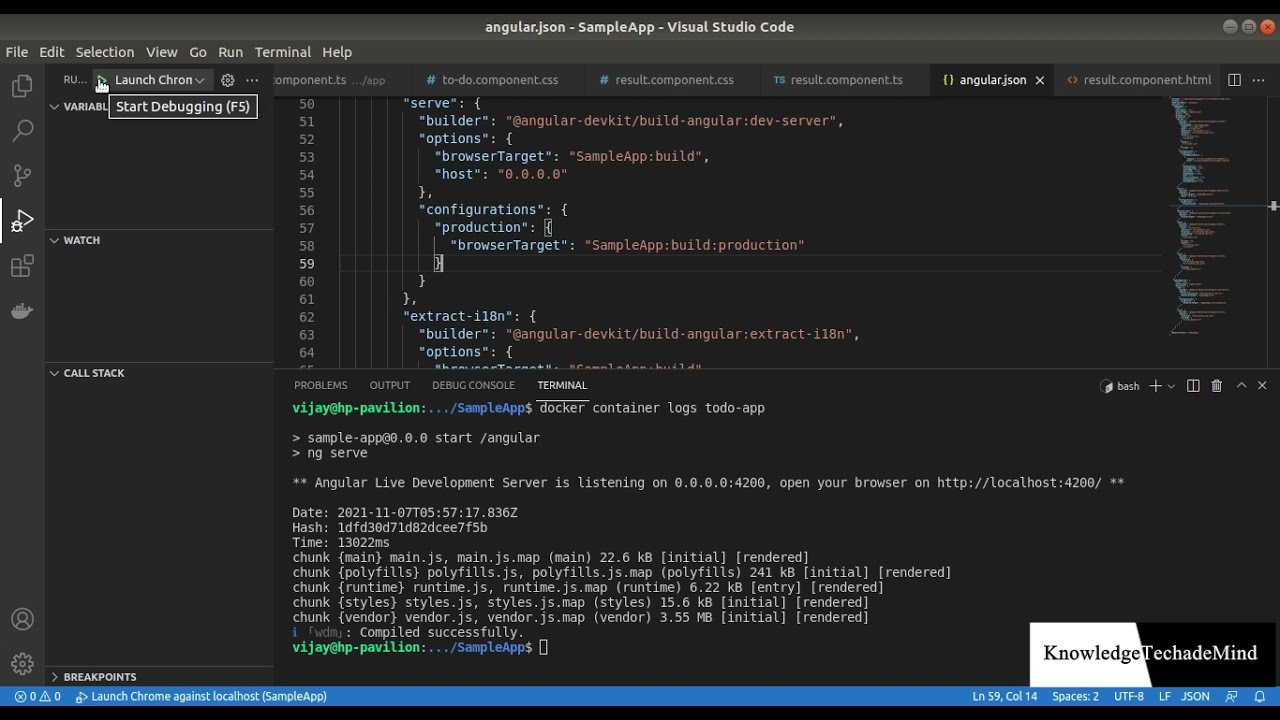 Debug Dockerized Angular Application In Visual Studio Code YouTube Debug Dockerized Angular Application In Visual Studio Code YouTube