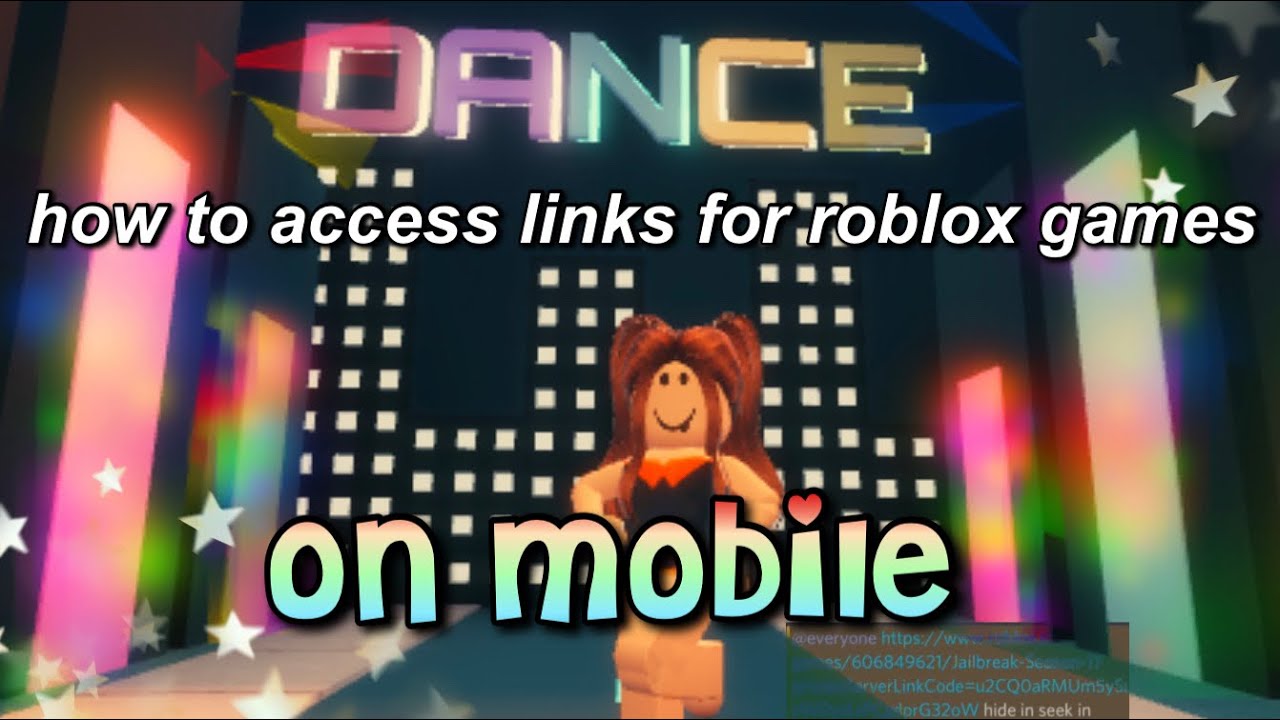 HOW TO CLICK LINKS FOR ROBLOX GAMES ON MOBILE (no extra apps) - YouTube