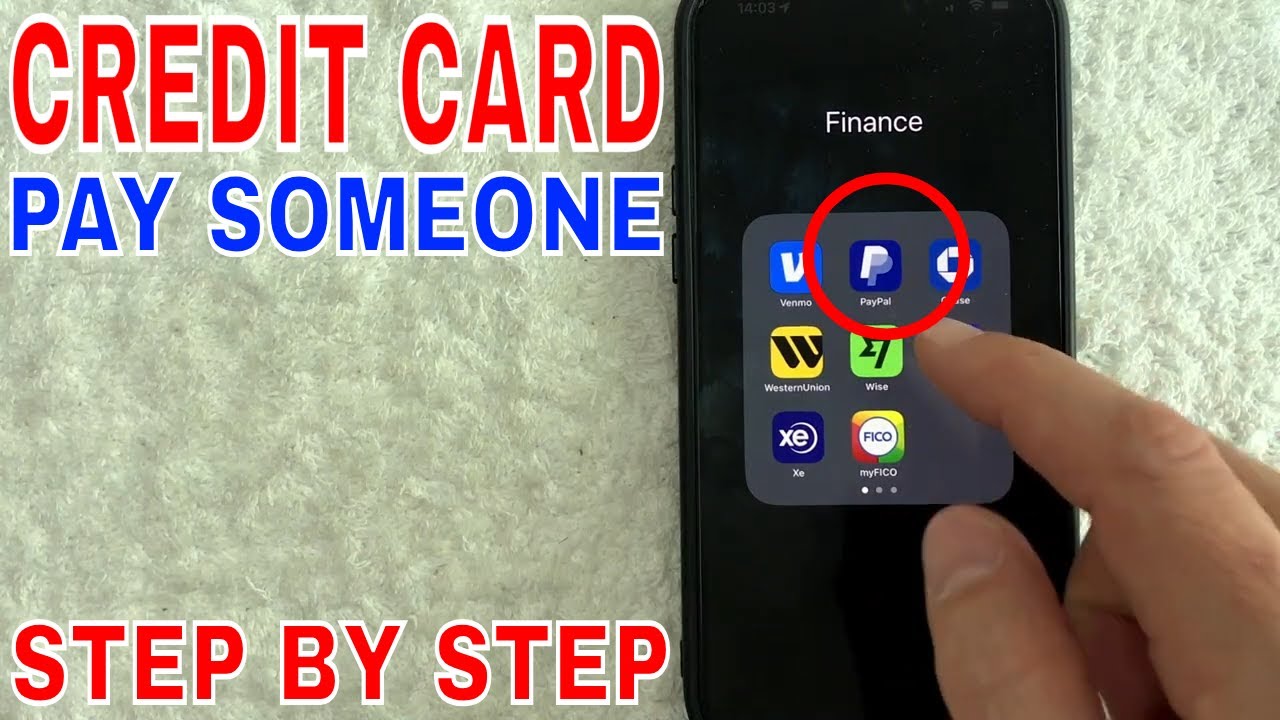 How To Pay Someone With A Credit Card 🔴 - YouTube