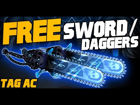 AQW How To Get Eternal Painsaw SWORD/DAGGERS (FREE PLAYER/TAG AC) - YouTube