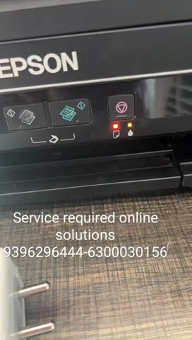 Epson Service required Online solutions - YouTube