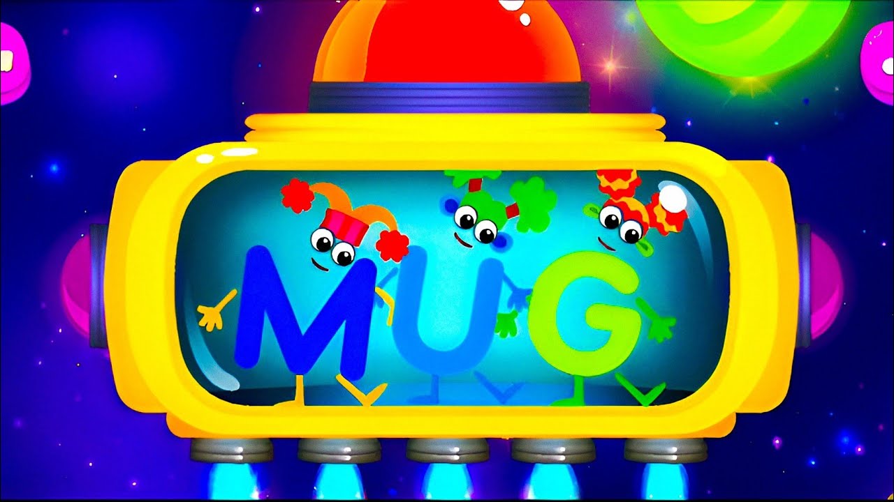 Bini bambini Alphabet- Learn to Write a Letter UG and UT Spell the ...