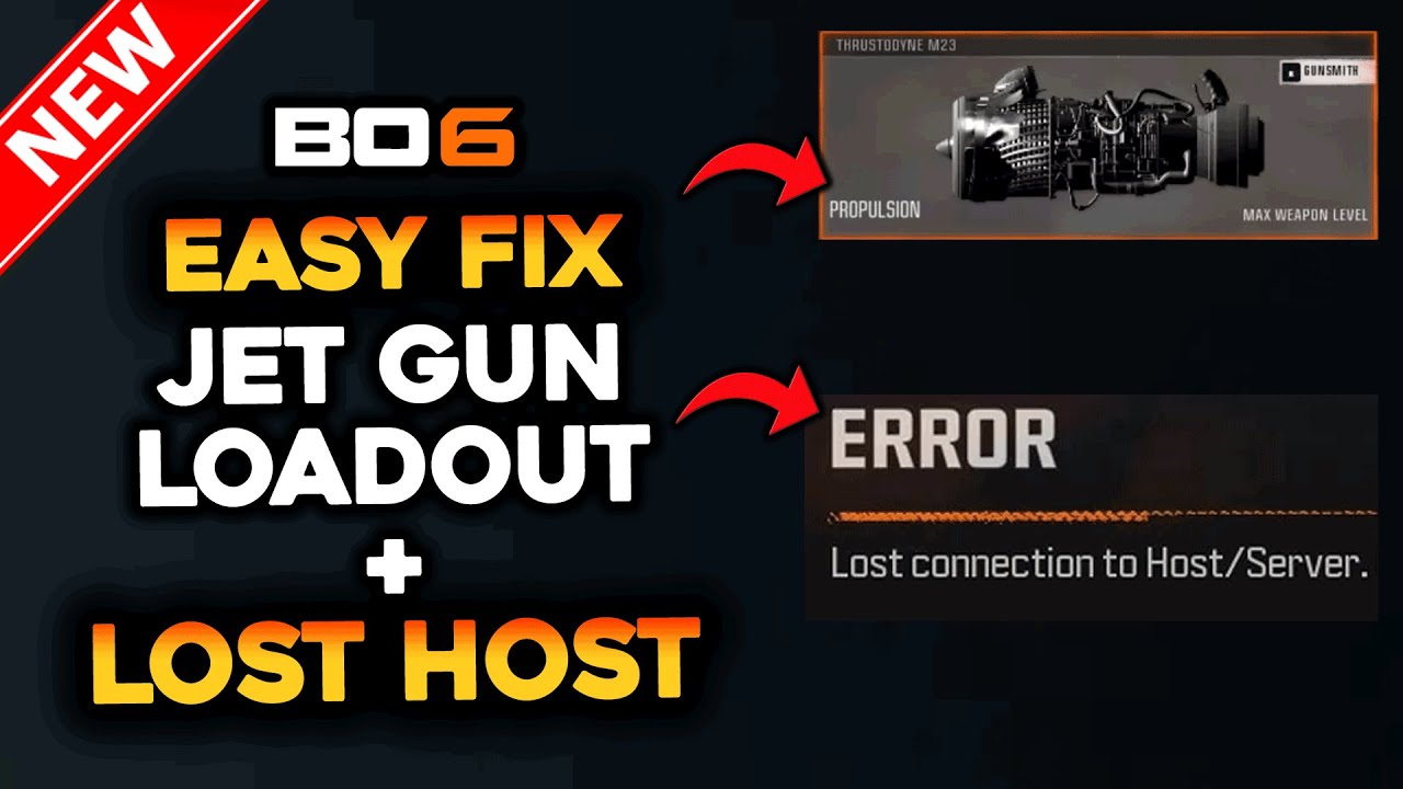 FIX BROKEN LOADOUTS in BO6 ZOMBIES (SEASON 3) JET GUN LOADOUT FIX ...