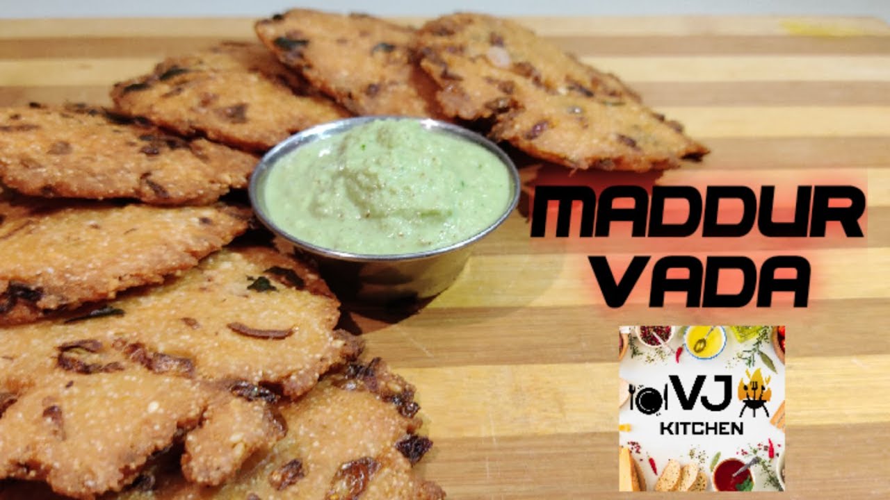 How to prepare MADDUR VADA |EASILY AT HOME||VJ Kitchen - YouTube