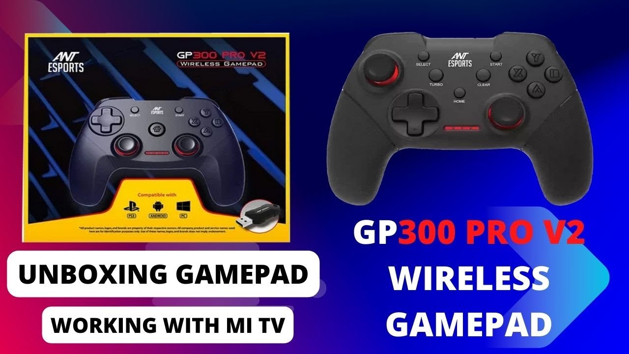 Gamepad GP300 Pro Unboxing | Gamepad for android tv mobile pc ...