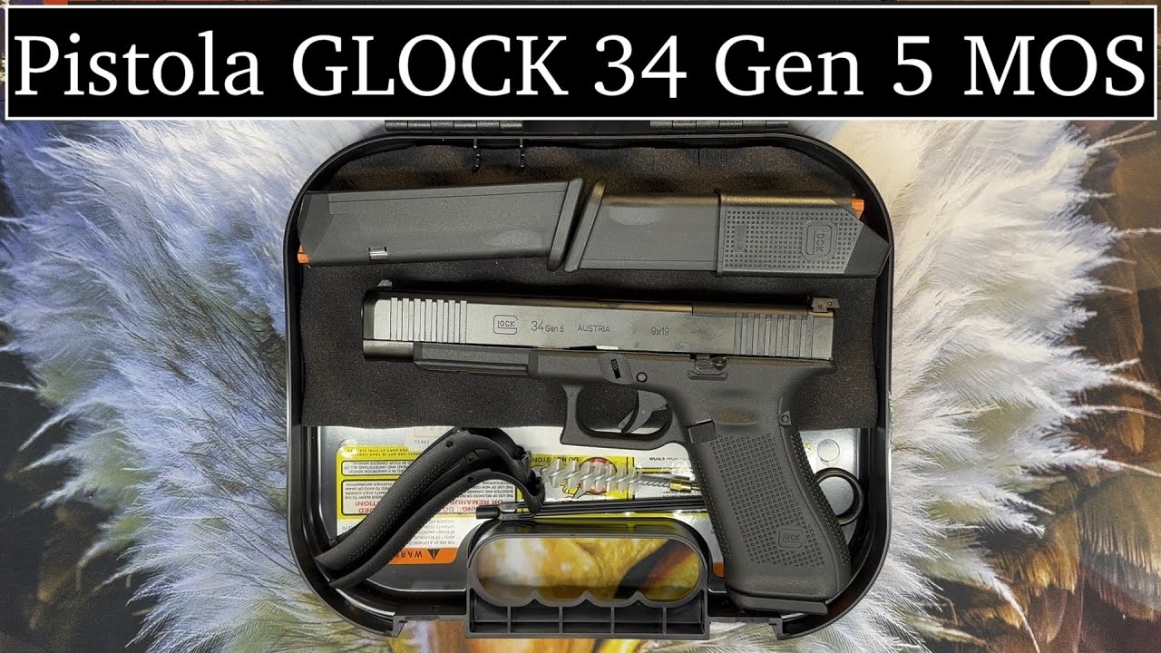 Pistola Glock 34 Gen 5 MOS , unboxing en español. - YouTube