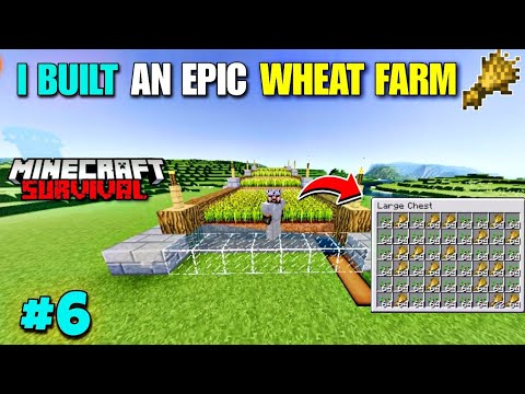 I Built an awesome FARM in Minecraft Survival|Minecraft Survival Farm ...