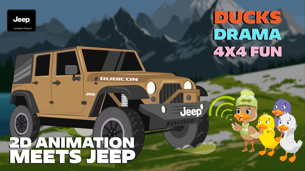 2D Animation for Clothing Brand ft. Jeep Rubicon | Emotional Brand ...
