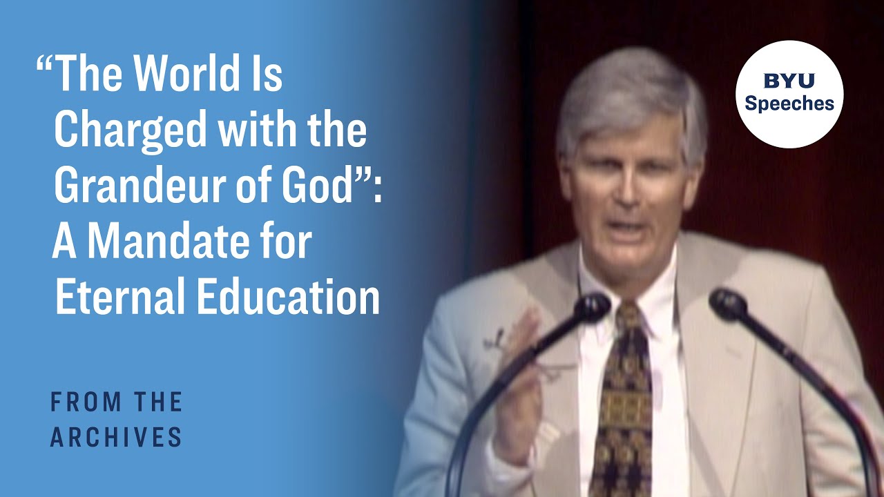 “The World Is Charged with the Grandeur of God”: A Mandate for Eternal ...