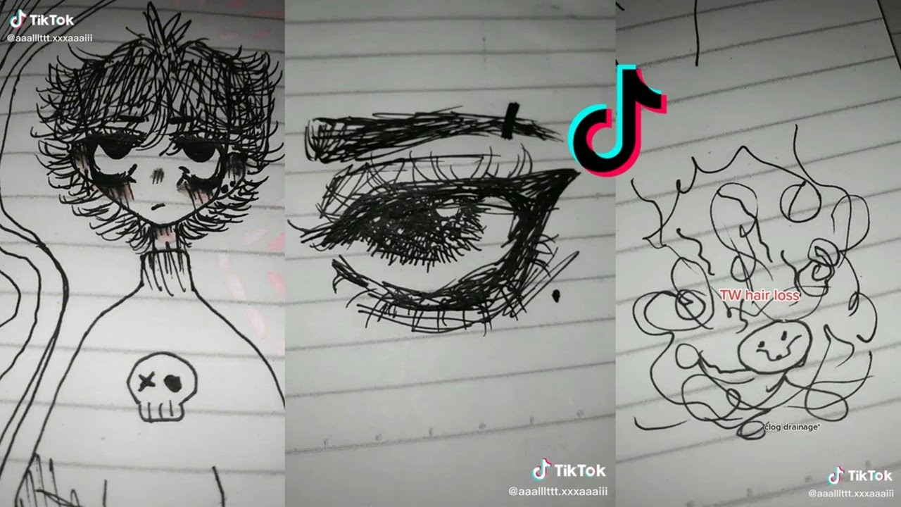 🤍🧷 ALT TIKTOK DRAWING | ALTERNATIVE TIK TOK COMPILATION #45 - YouTube