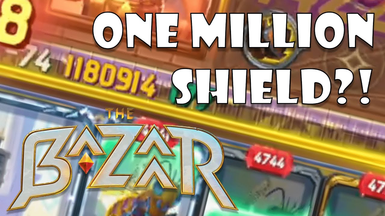 One Million Shield?! No Problem! - Bazaar Closed Beta - YouTube
