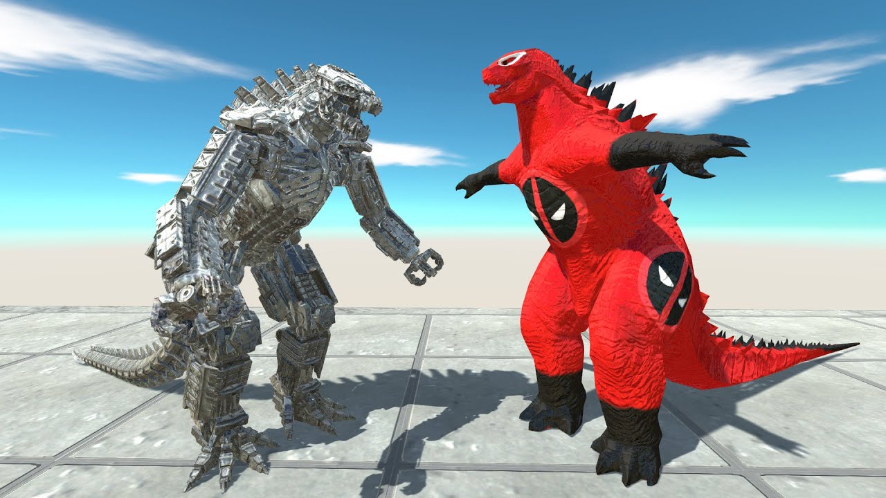 Monster War - Team MechaGodzilla 2021 Vs Team Death Pool Godzilla 2014 ...