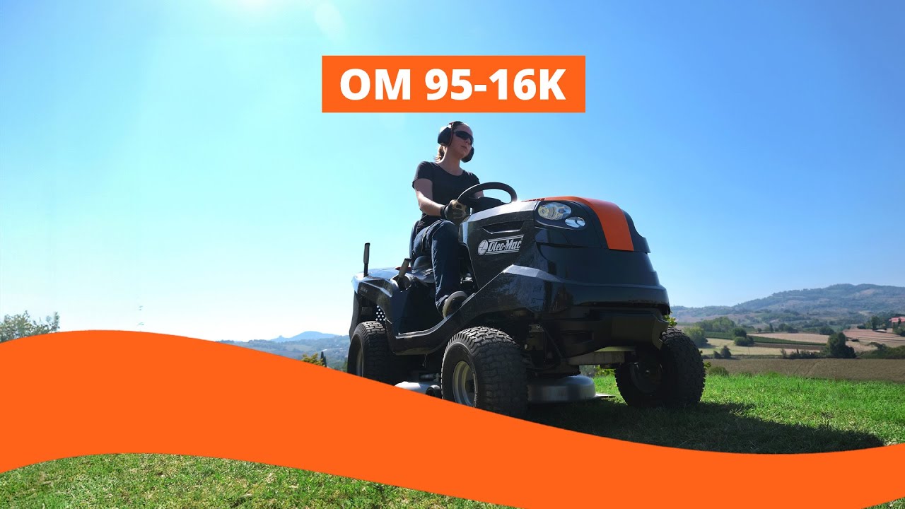 Trattorino OM 95/16K - Oleo-Mac - YouTube