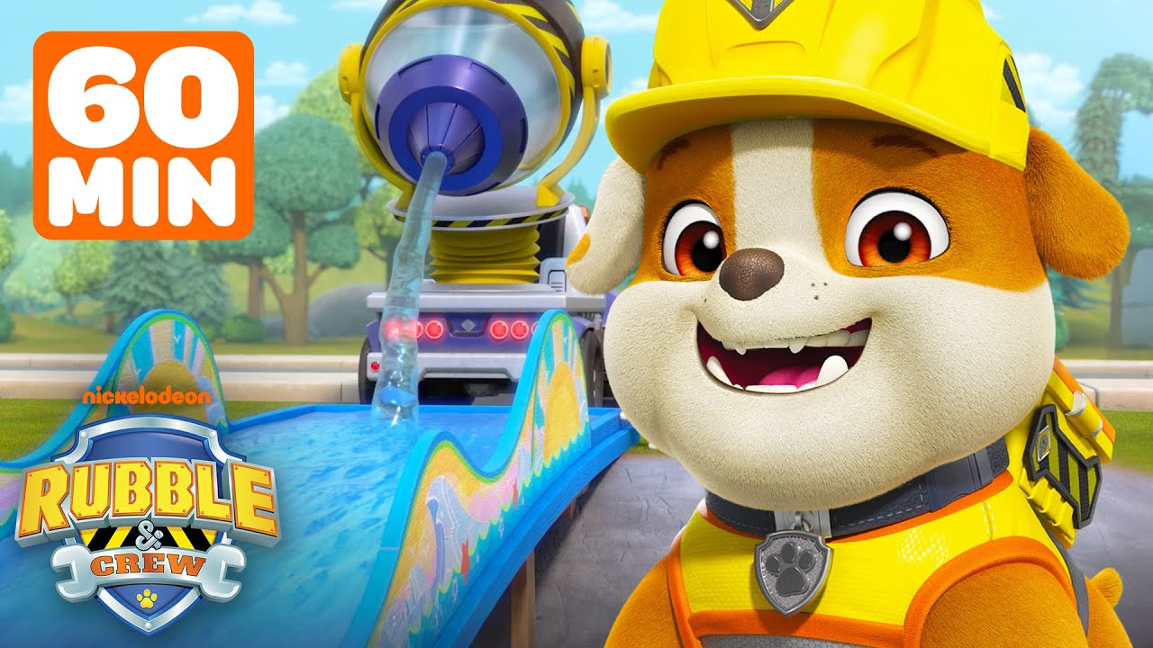 Rubble Builds Parks at the Beach & City! w/ Chase & Charger | 1 Hour ...