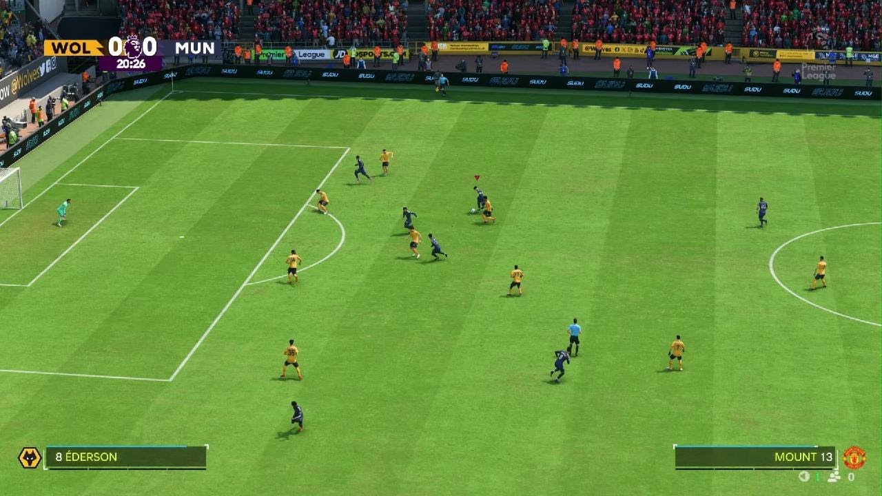 Primer League | Wolves [0] Vs [1] Manchester United - YouTube