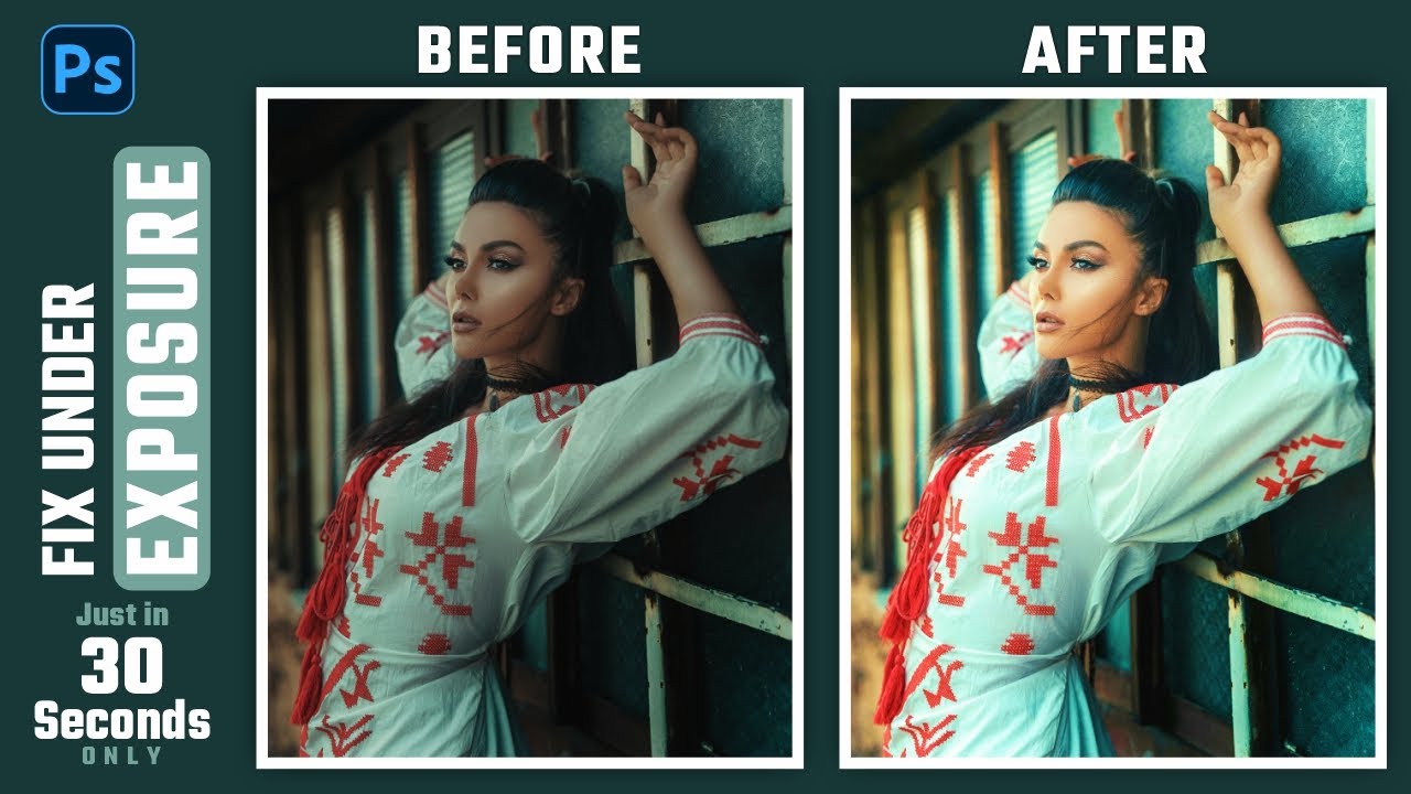Fix Underexposure Image in Just 30 Seconds! - Under exposure image fix ...