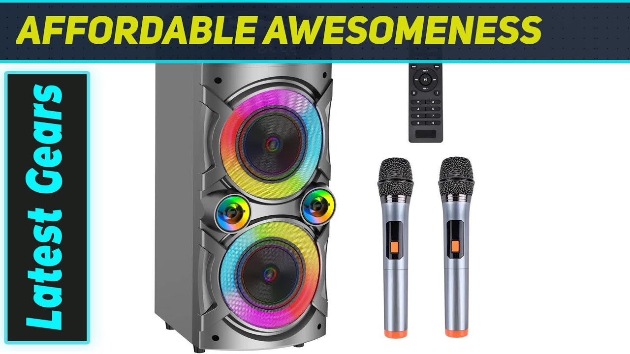 Amazing TYOTY A90 Karaoke Machine: Portable Party Powerhouse! - YouTube