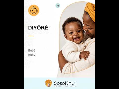Denbayaa (Family Vocabulary in Susu) – 1/2