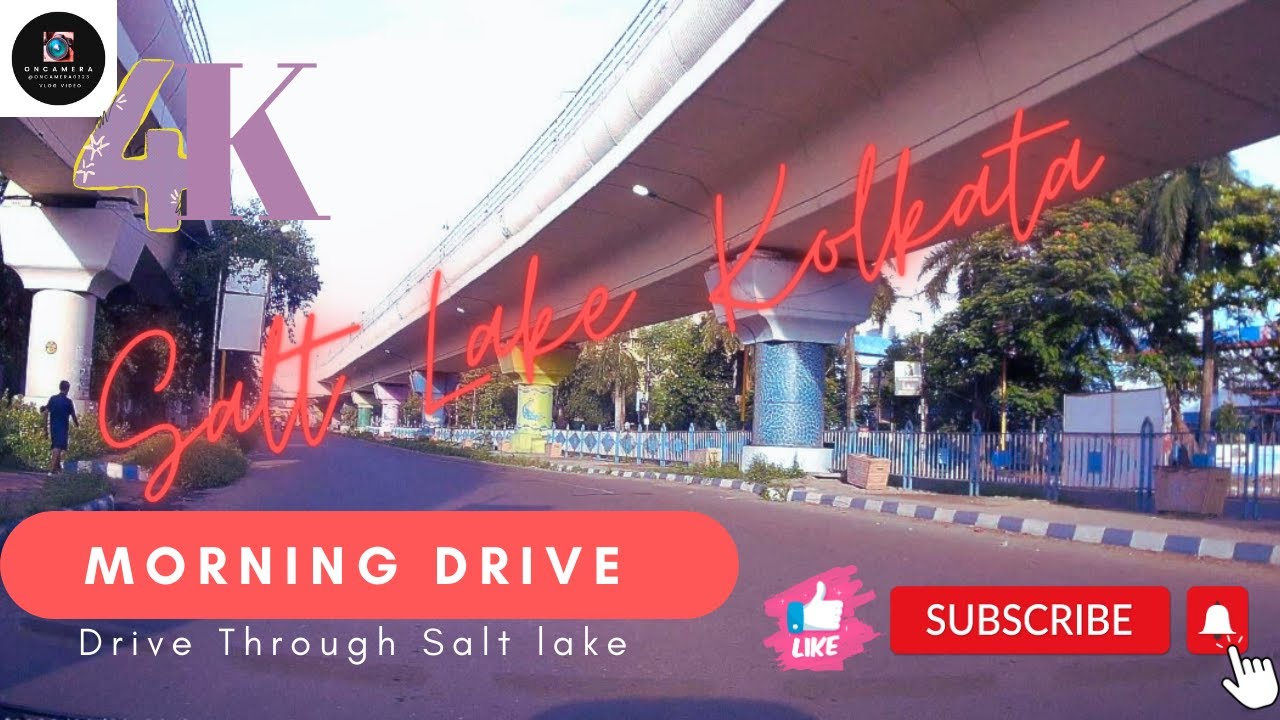 Morning Drive | 4K Drive tour | Relaxing Music | A Drive through Salt ...