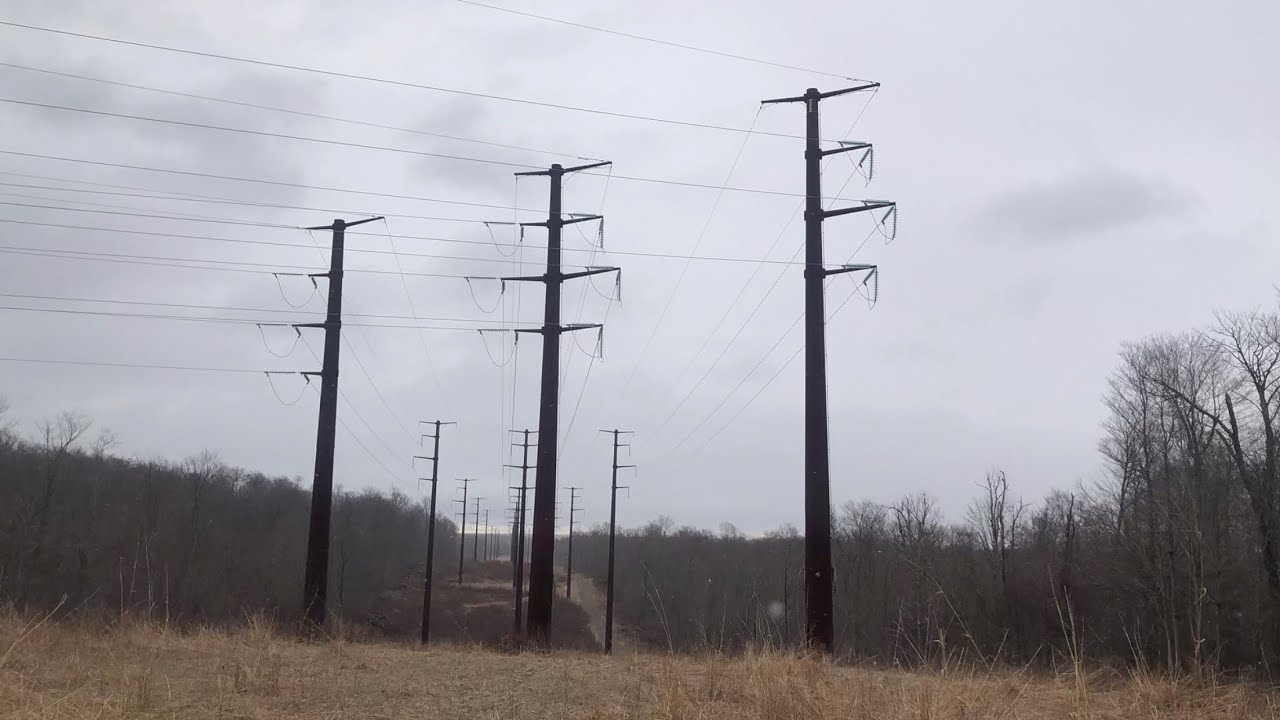 Power Lines Overview 6 (Closer Look) - YouTube