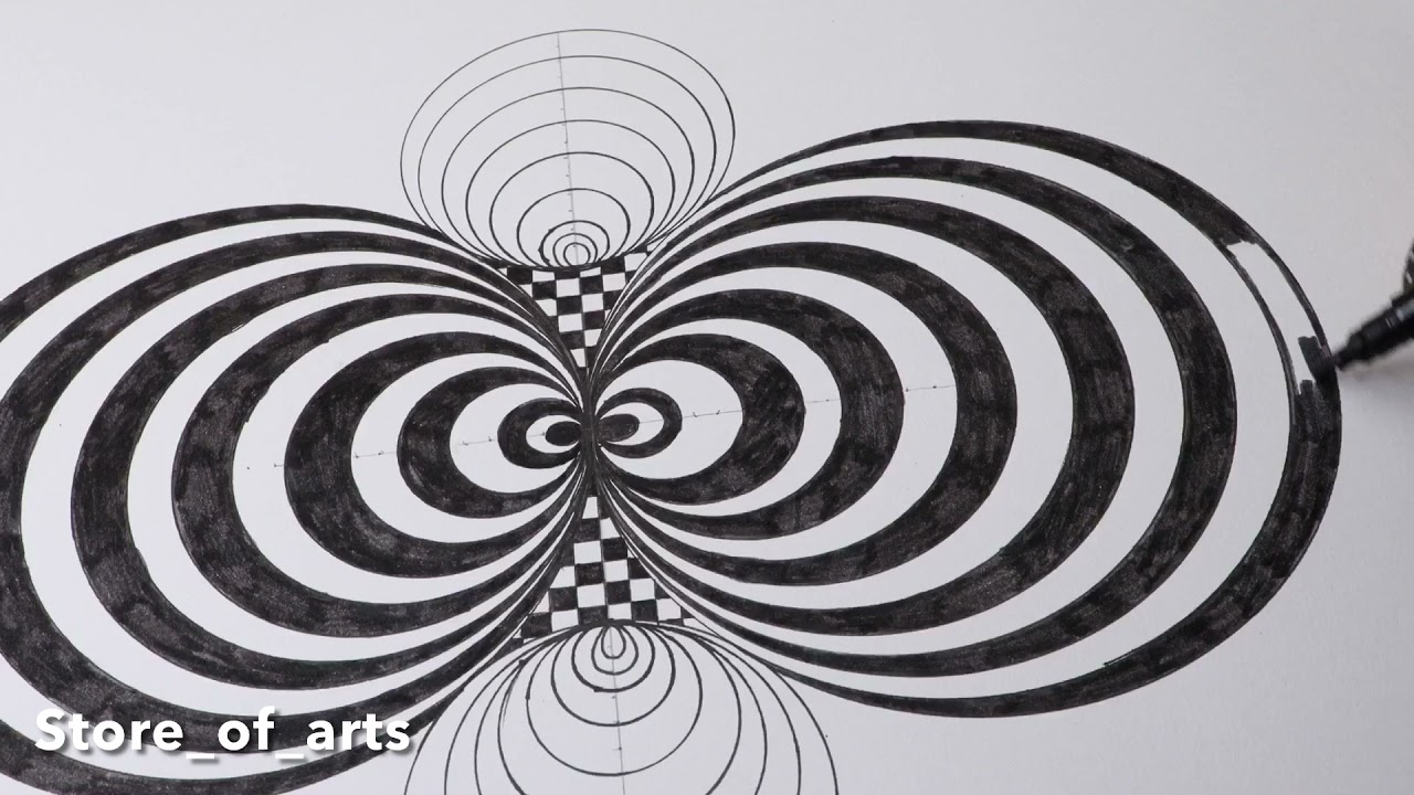 Optical Illusion art- Learn how to create easy optical illusion ...