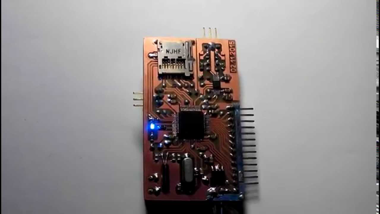 STM32F405RGT6 + CS4344 + MicroSD - YouTube