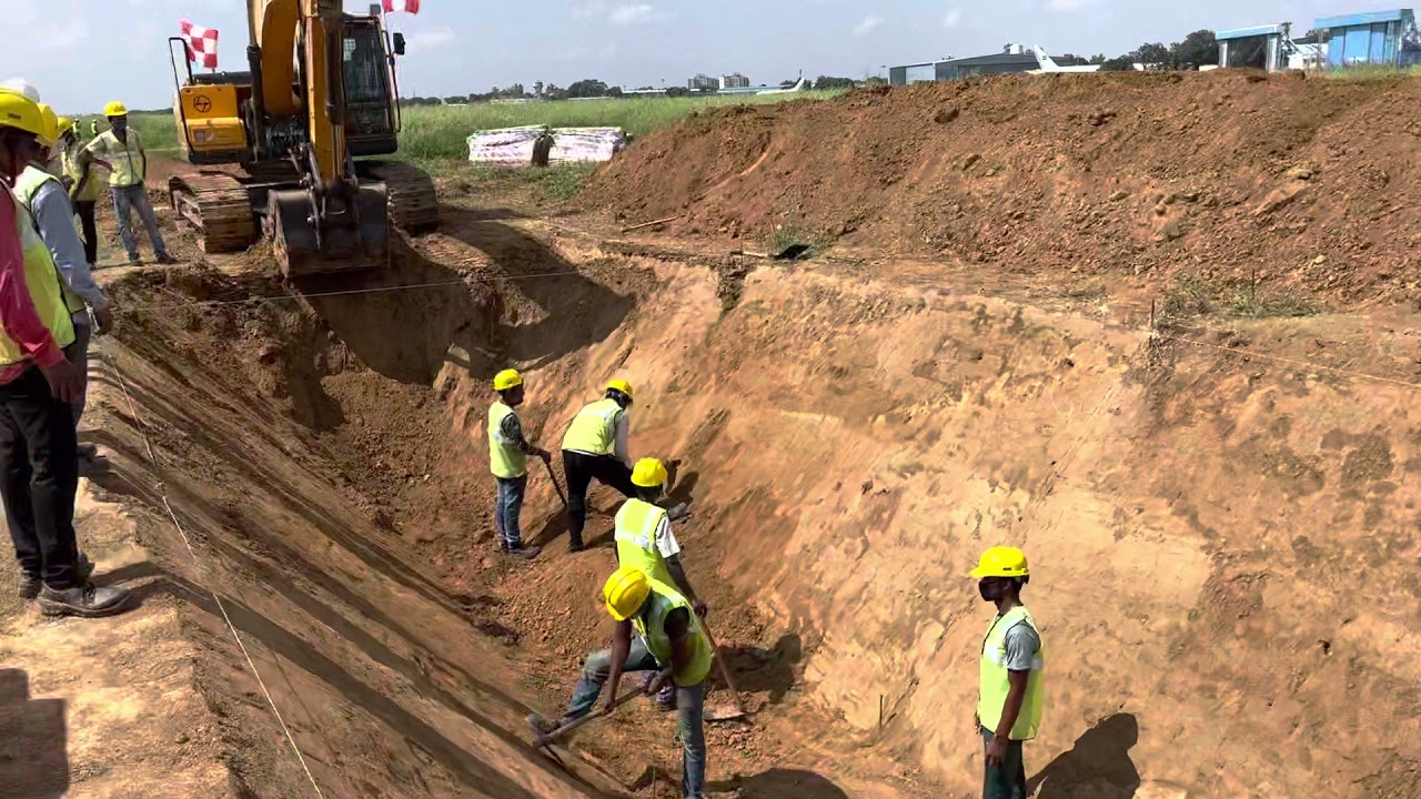 Trapezoidal Drain Construction Part1 - YouTube