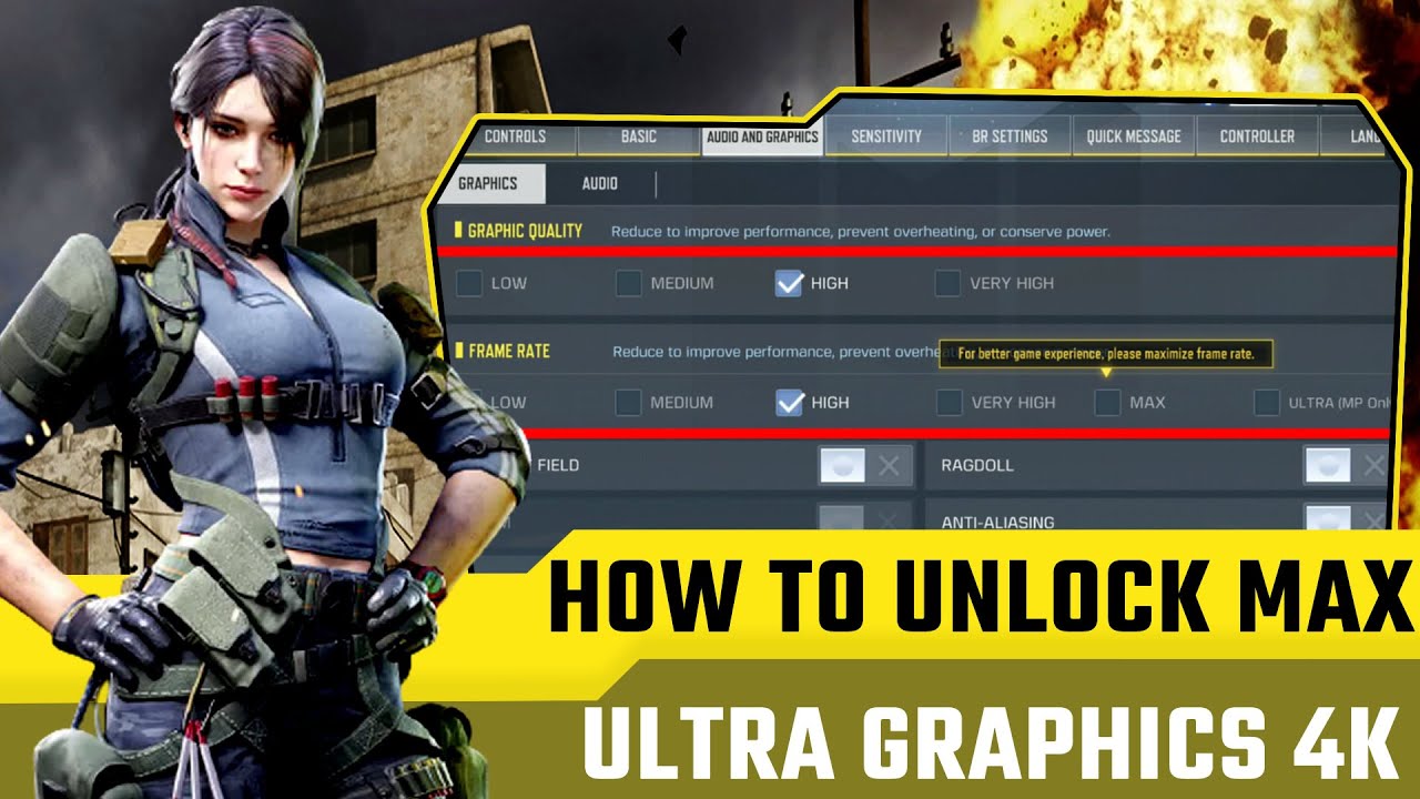 How To Unlock Call Of Duty Mobile Ultra HD In Android Version 9 | COD ...
