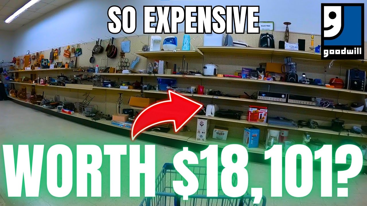 MOST EXPENSIVE ITEM EVER DONATED TO GOODWILL - YouTube