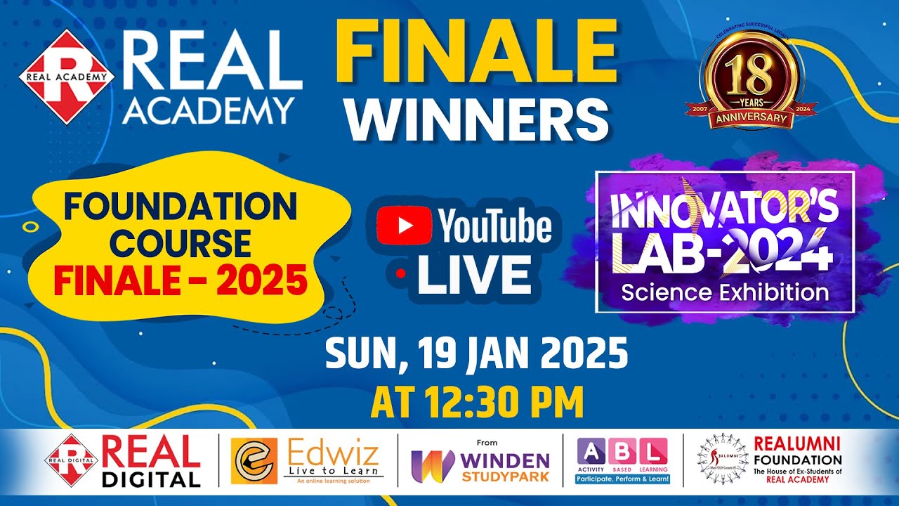 FINALE WINNERS - FOUNDATION COURSE & INNOVATORS LAB 2025 - YouTube