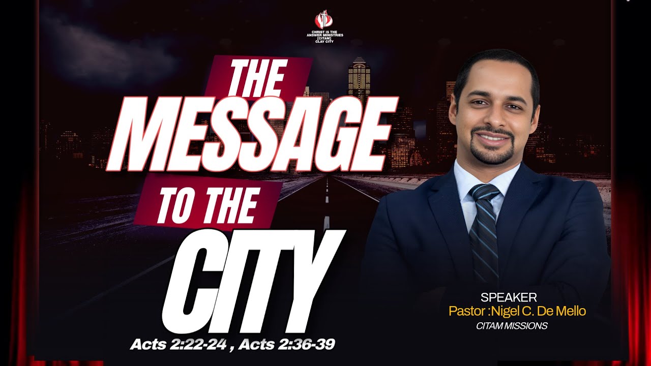 SECOND SERVICE || THE MESSAGE TO THE CITY || 22 SEPTEMBER 2024 - YouTube