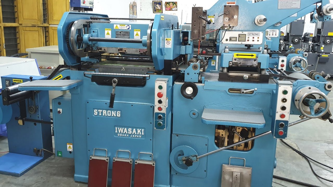 STRONG 250 IWASAKI OSAKA JAPAN LABEL PRINTING MACHINE | FOR SALE ...