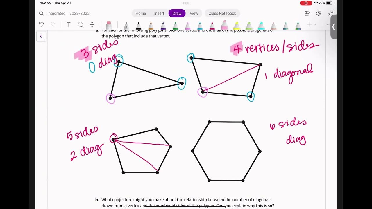 Number of Diagonals in a Polygon - YouTube