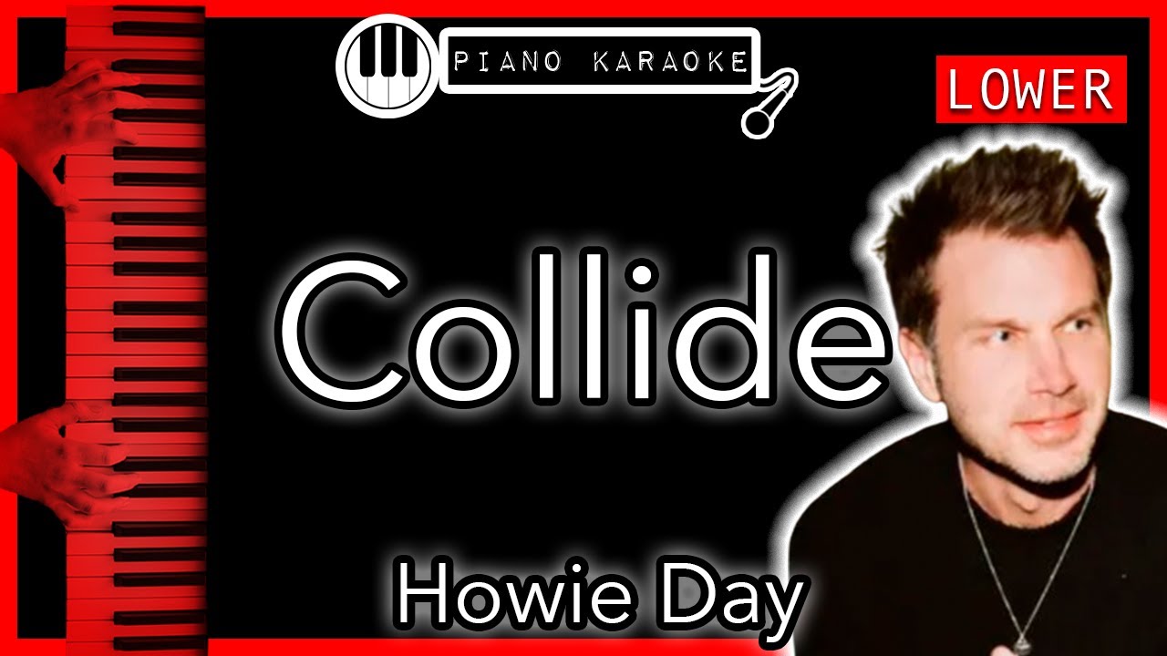 Collide (LOWER -3) - Howie Day - Piano Karaoke Instrumental - YouTube