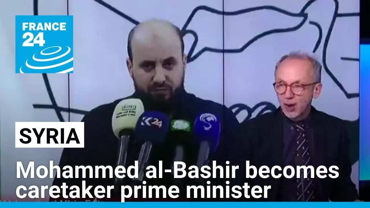 Syria: Mohammed al-Bashir becomes caretaker prime minister • FRANCE 24 English - YouTube