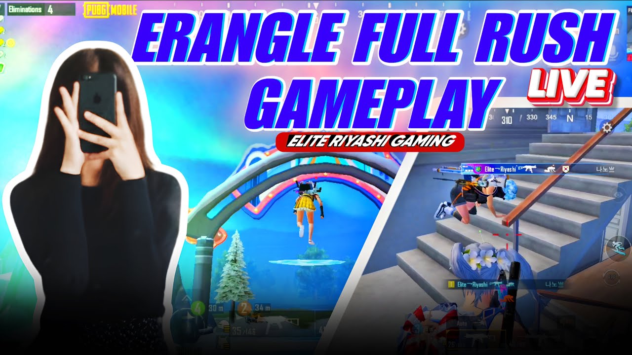 Erangle full rush 🔥 Live streaming of Elite Riyashi Gaming - YouTube