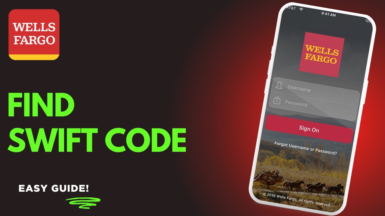 How To Find Wells Fargo Swift Code - YouTube