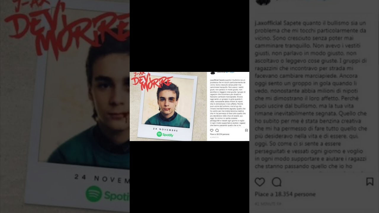 J ax devi morire official song - YouTube