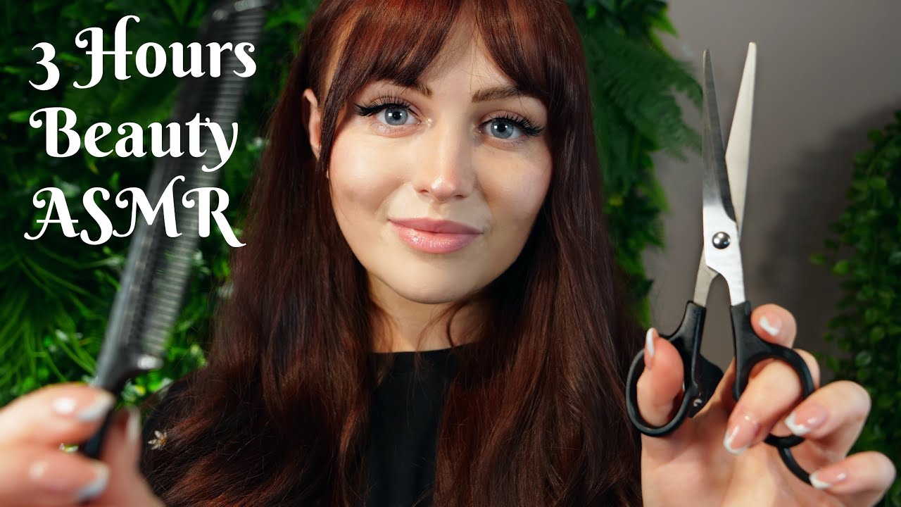 ASMR 3 Hours Spa Beauty Roleplay Compilation (Close up Personal ...