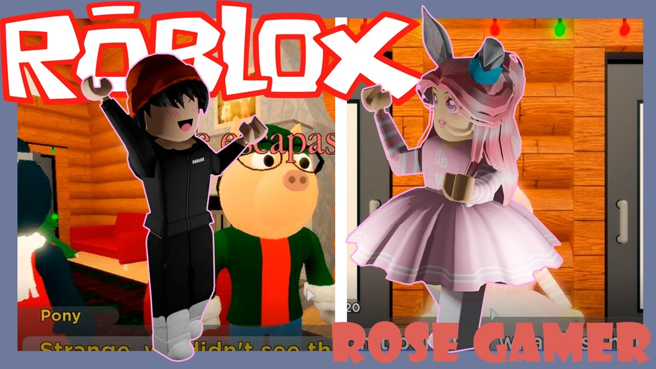 ¡ESCAPÉ DOS VECES EN EL NUEVO MAPA NAVIDEÑO! FT. LISA / PIGGY | ROBLOX ...