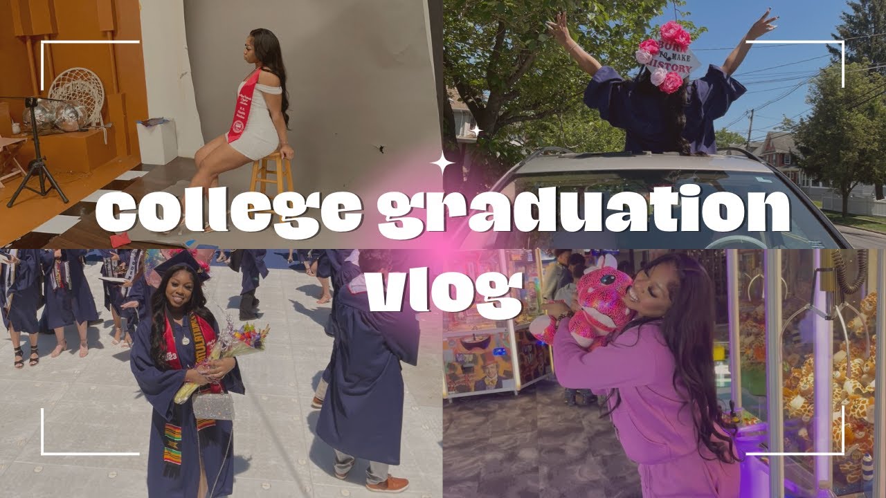 the end of an era... i graduated college! | grad prep, grwm, photoshoot ...
