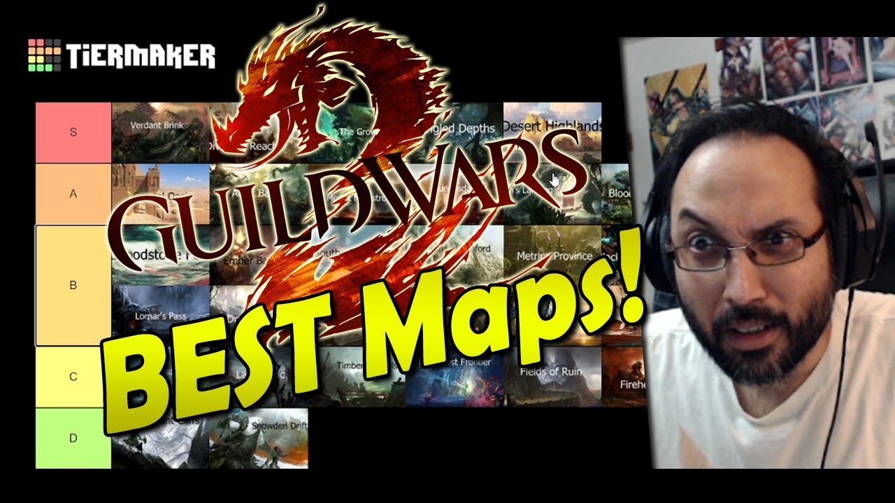 The BEST Maps of Guild Wars 2 (up to End of Dragons) | VB does the Map ...