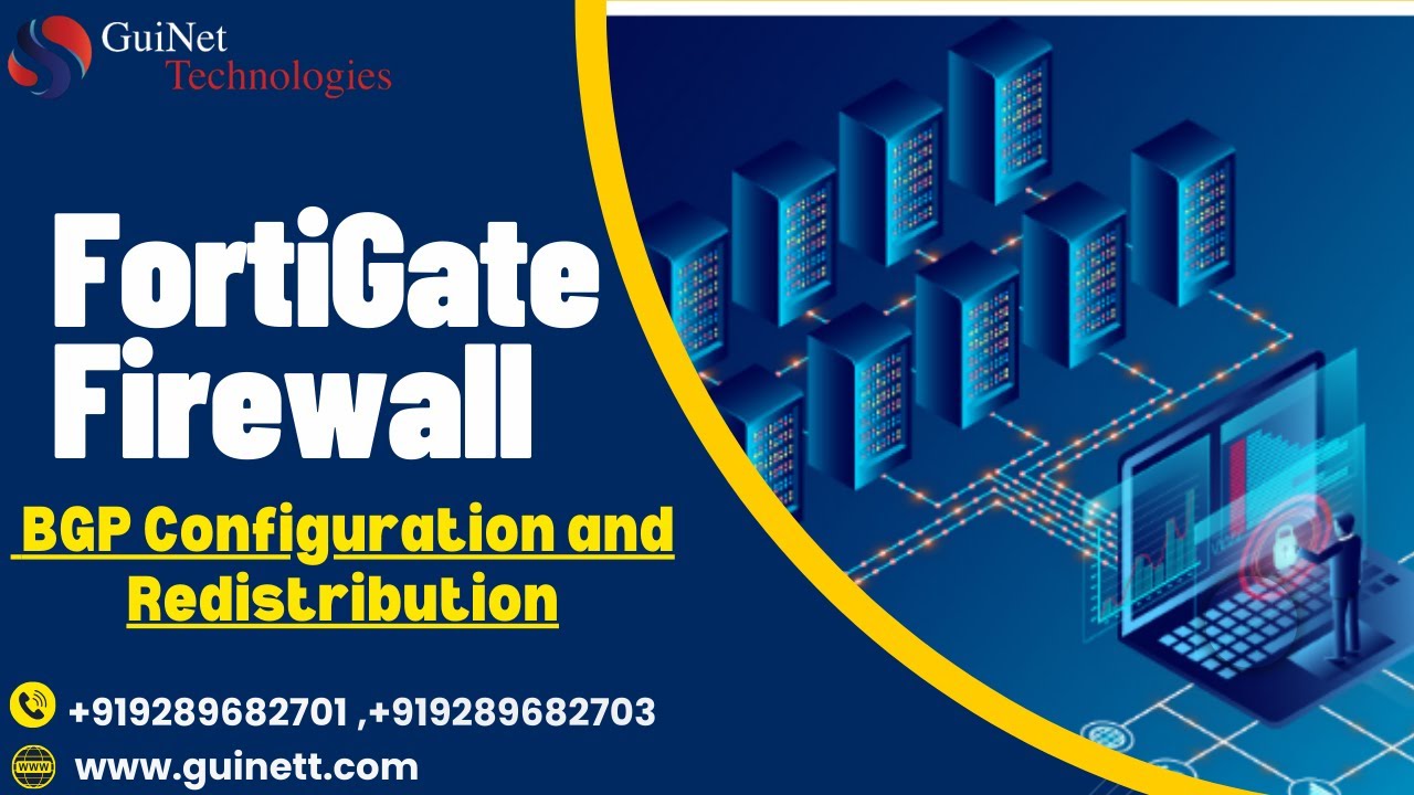 FortiGate Firewall-- BGP Configuration and Redistribution - YouTube