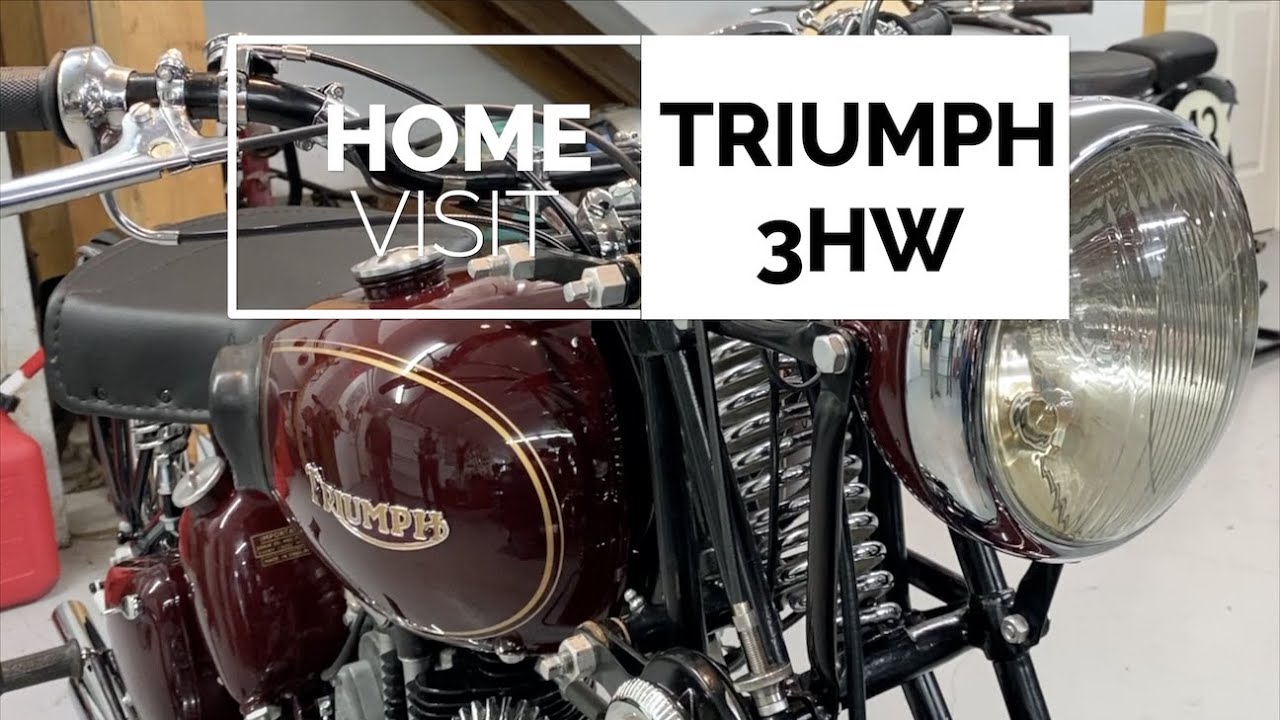 1944 Triumph 3HW 350cc Pre-War Single motorcycle - Part 1 of 2 - YouTube
