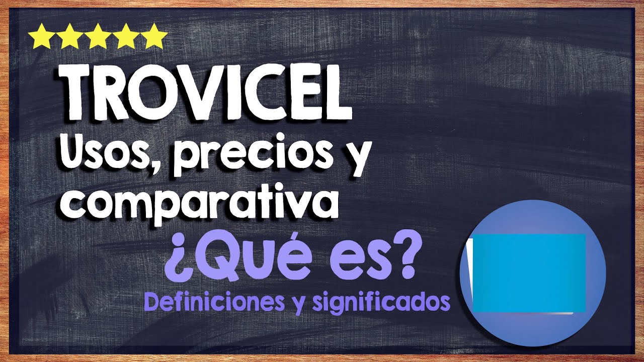 👍 ¿Qué es el 'Trovicel'? - Usos, precio y comparativa con otros ...